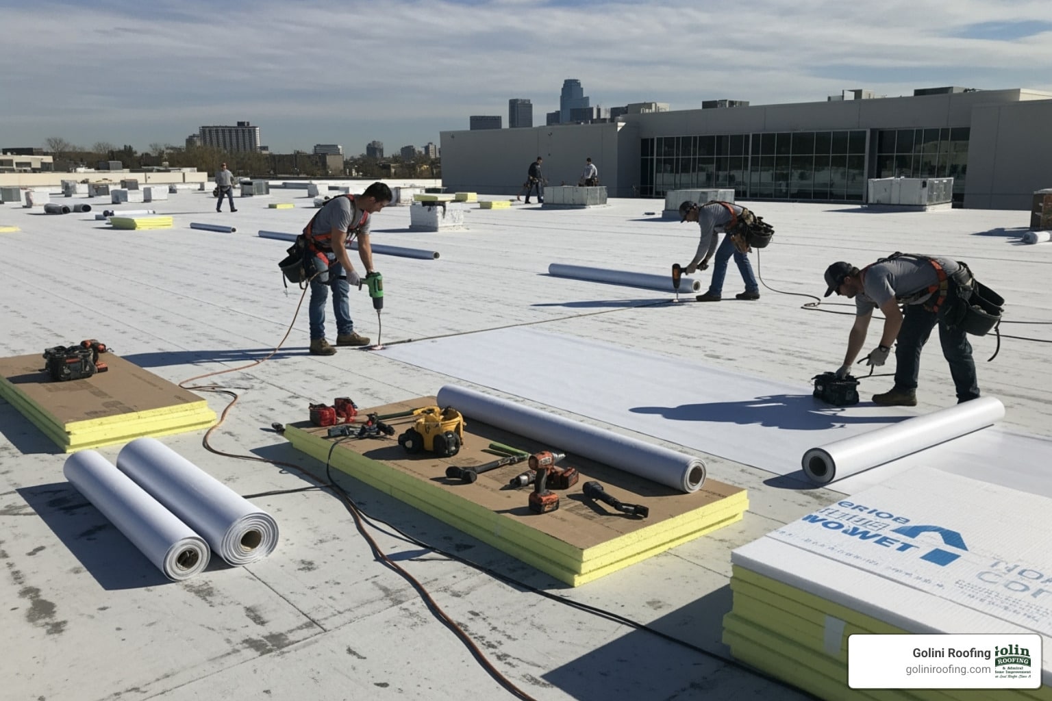 Commercial Roofing Installation Process: 7 Best Steps